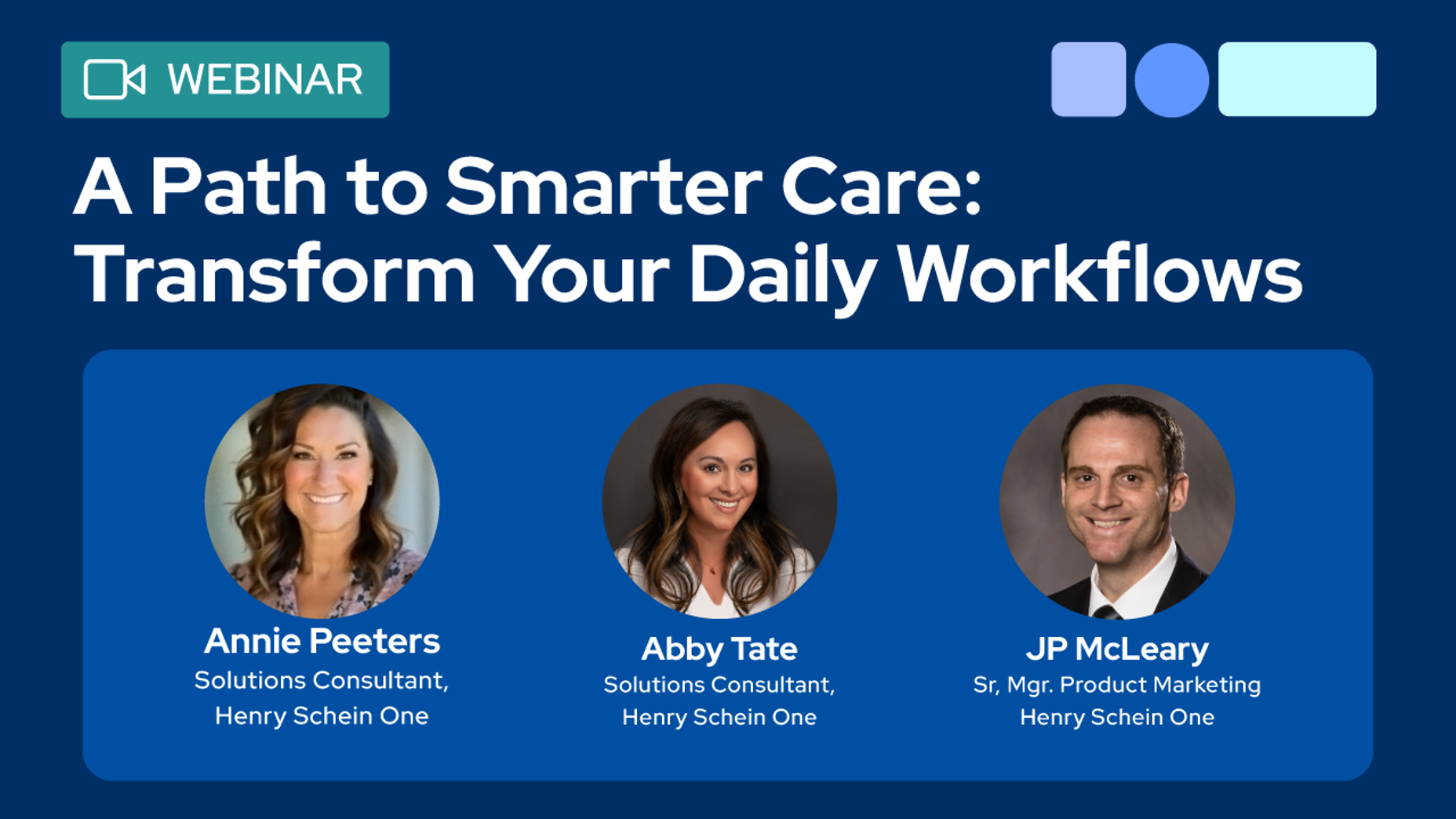 Webinar – A Path to Smarter Care: Transform Your Daily Workflows ...