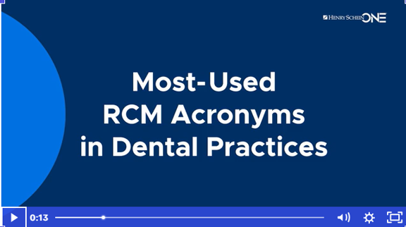 RCM 101: Most-Used RCM Acronyms in Dental Practices | Henry Schein One